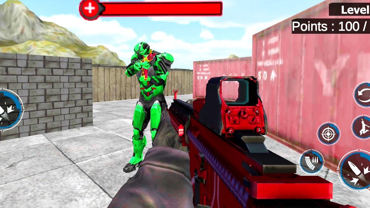 FPS Robot Shooting Games - Robot Combat- Android Gameplay - YouTube