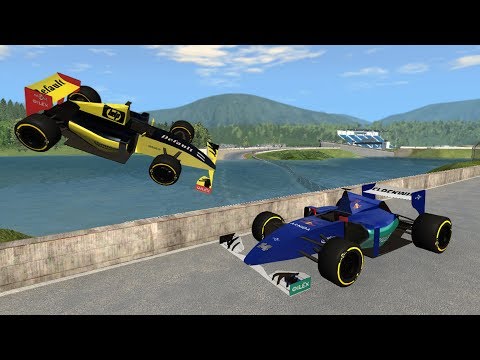 ФОРМУЛА 1 НА ВЫЖИВАНИЕ! Кто доедет до финиша?  Beamng drive.