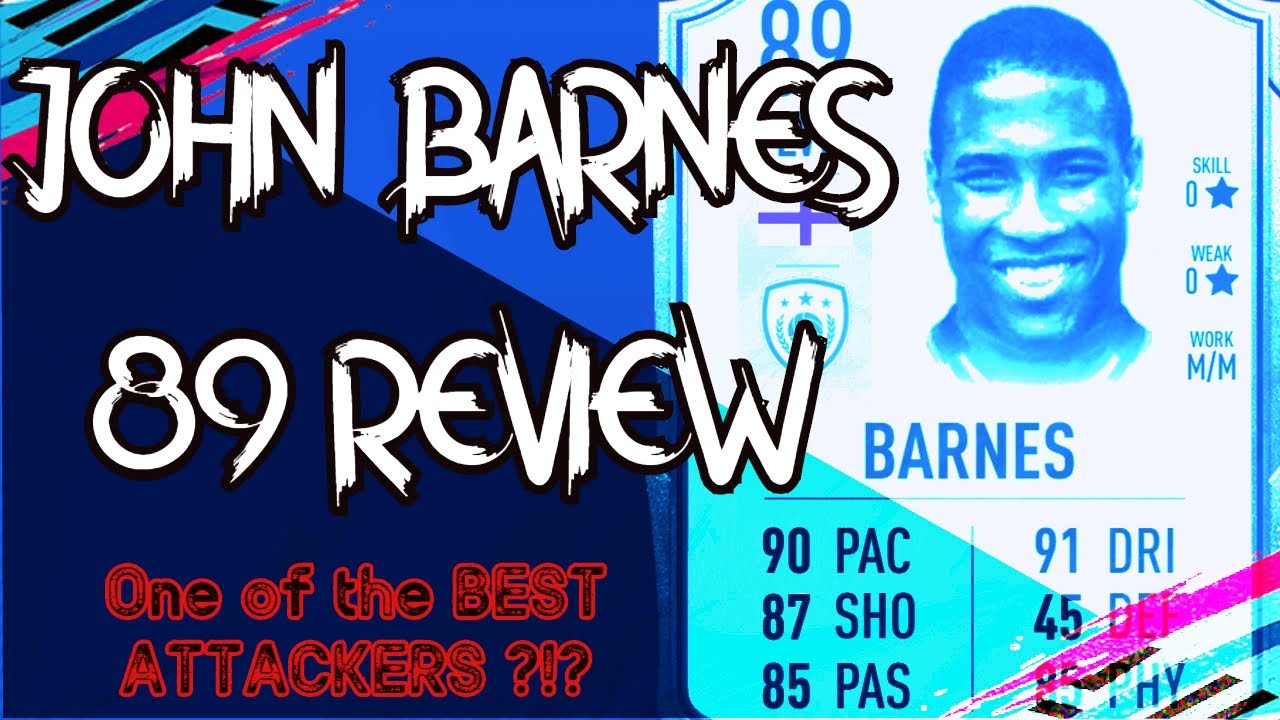 JOHN BARNES 89 PRIME ICON FIFA 20 PLAYER REVIEW - YouTube