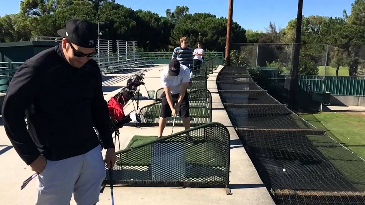 Playing golf in slo mo - YouTube