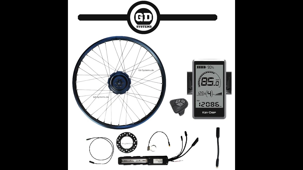 Heckmotor E-Bike Umbau an einem Trekkingrad mit Shengyi X2 Heckmotor ...