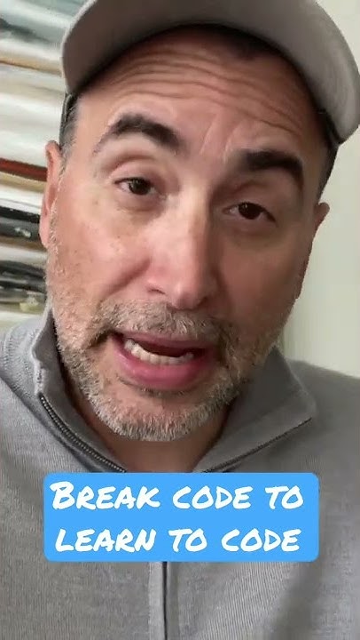Break code to learn code! - YouTube