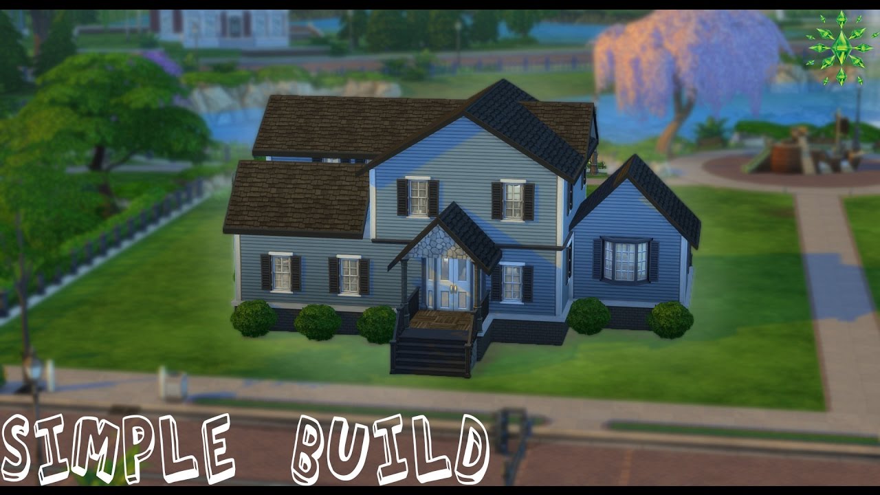 The Sims 4 - Simple Build - YouTube