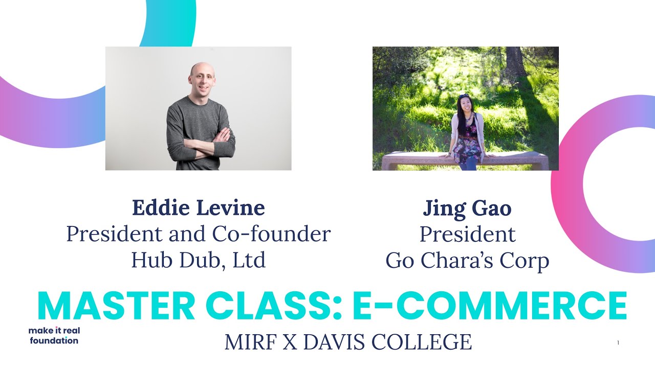 MIRF Master Class: Eddie Levine & Jing Gao on E-Commerce - YouTube