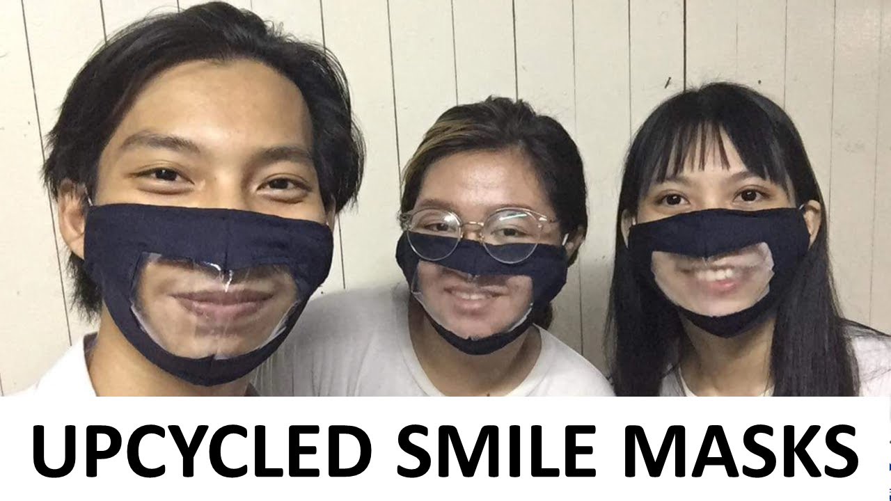 Making Upcycled Smile Masks with Plastics Around You - YouTube