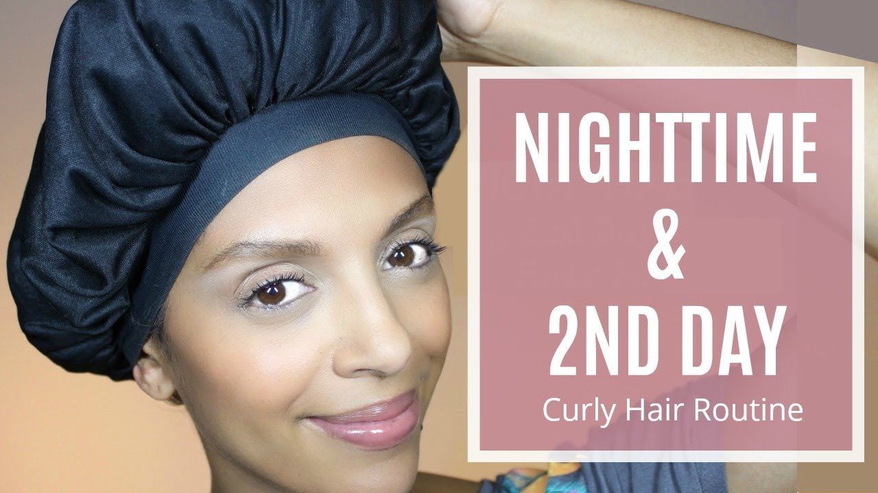 HOW TO: NIGHT TIME & 2ND DAY CURLY HAIR ROUTINE | DISCOCURLSTV - YouTube