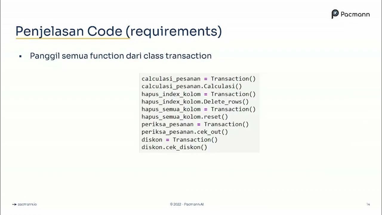 Python Project Pacmann - Super Cashier - YouTube