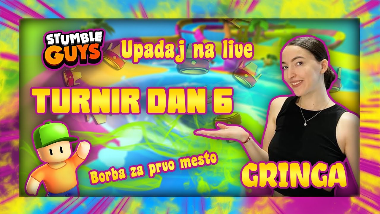 TURNIR U STUMBLE GUYS SRECNO SVIMA! 6 DAN - YouTube