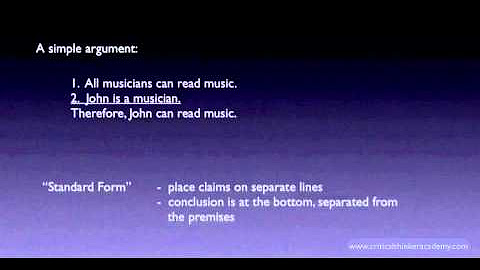 Basic Concepts in Logic and Argumentation - YouTube