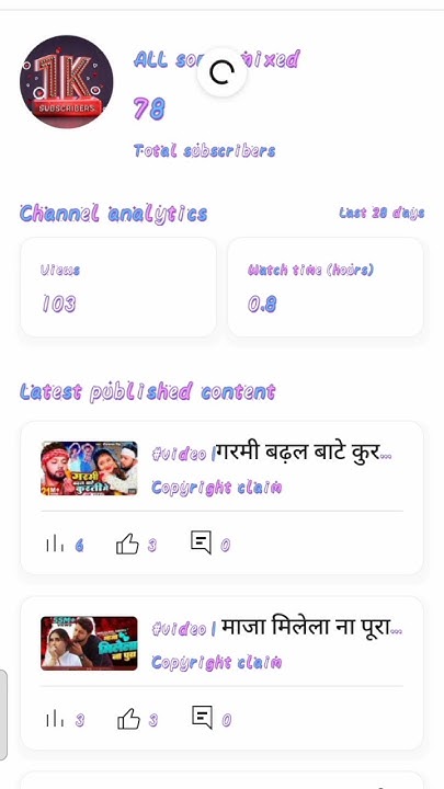 100 subscriber coming soon #trending #sorts #video #status #viralvideo #shortvideo #viral - YouTube