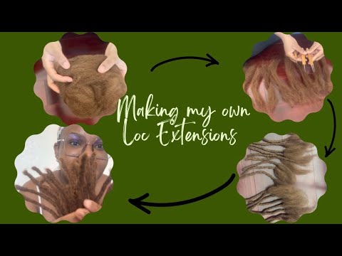 MAKING MY OWN LOC EXTENSIONS | DIY LOC EXTENSIONS | LOC EXTENSION ...