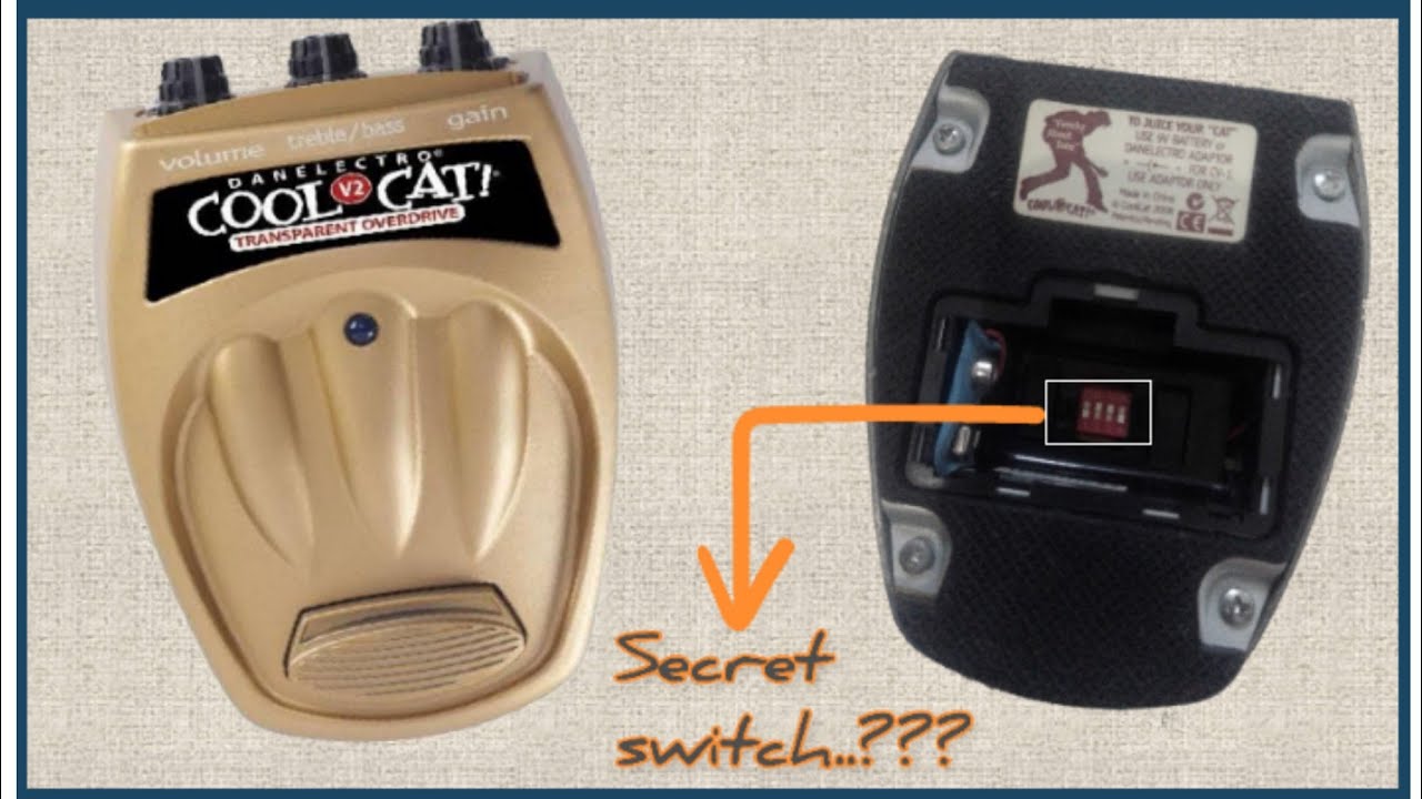 Secret Switch in Danelectro CTO2, Sounds Demo - YouTube