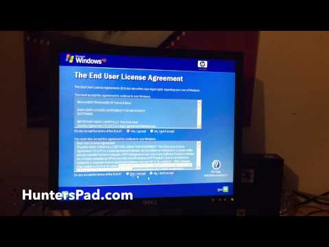HP Pavilion a735w - Windows XP Restore