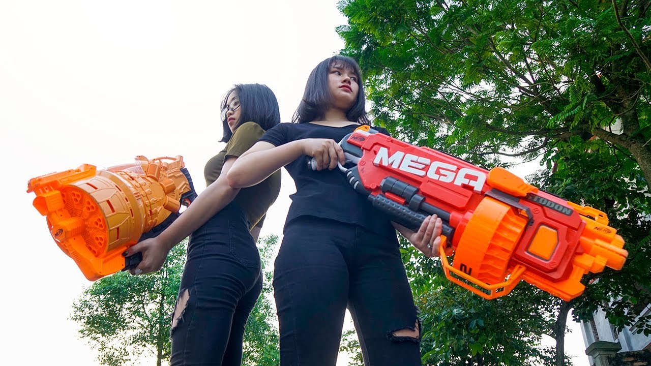 Battle Nerf War: Elite Commando Nerf Guns Enemy Group Robbery Car Nerf ...