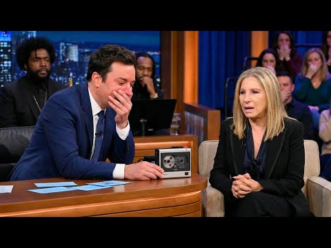 Jimmy Fallon IN TEARS When Barbra Streisand Suddenly Falls Silent After Hearing This Recording