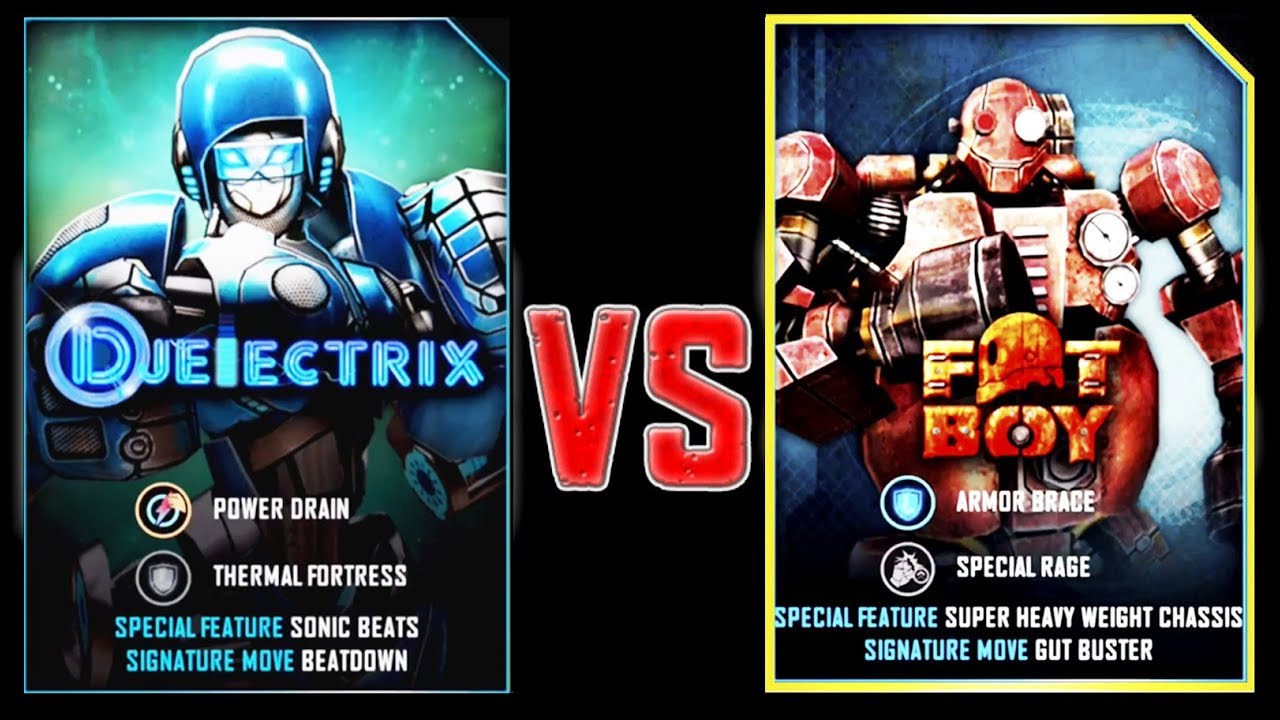 REAL STEEL WRB DJ ELECTRIX VS Fat Boy New Robots UPDATE (Живая сталь ...