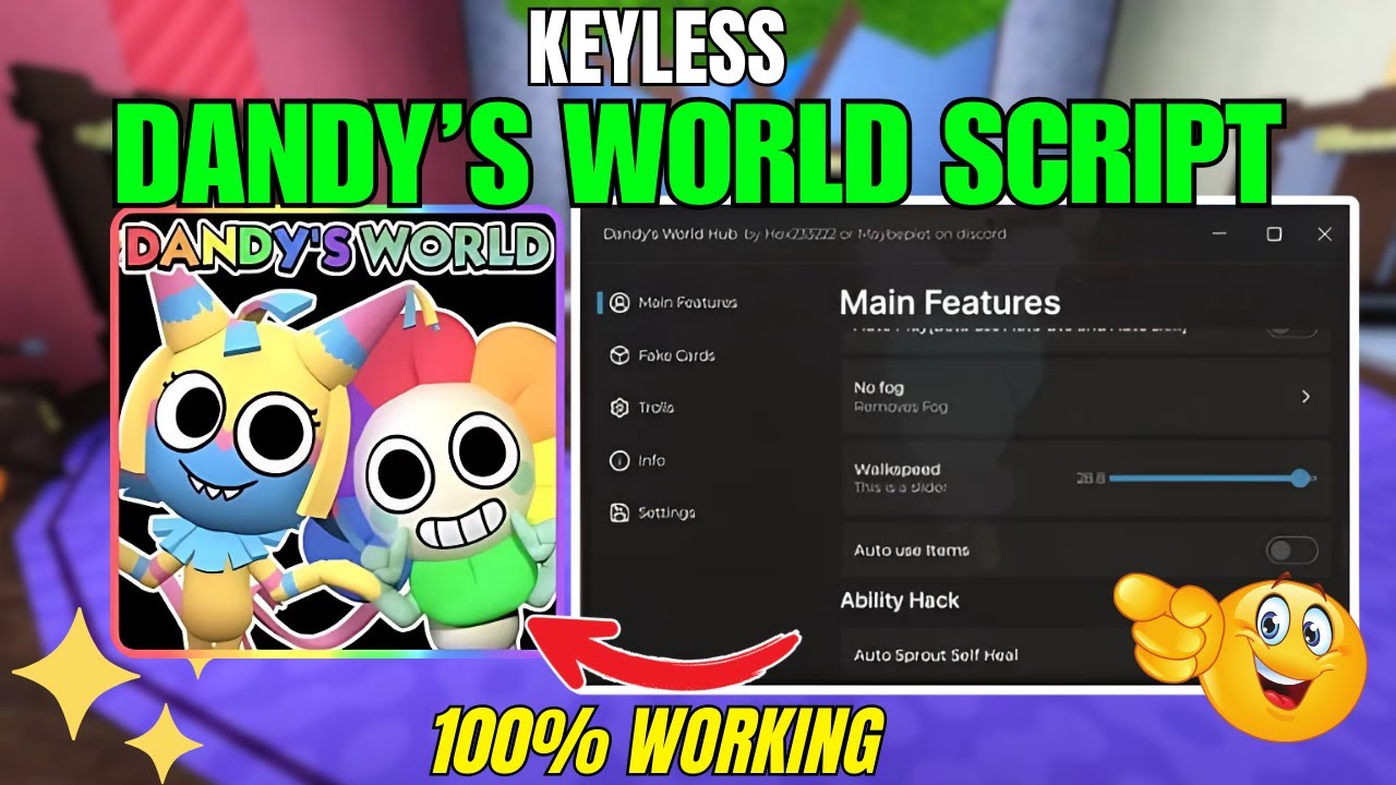 🔥 [OP!] Dandy’s World Script | Walk Speed, Auto Farm, Aimbot & ESP ...