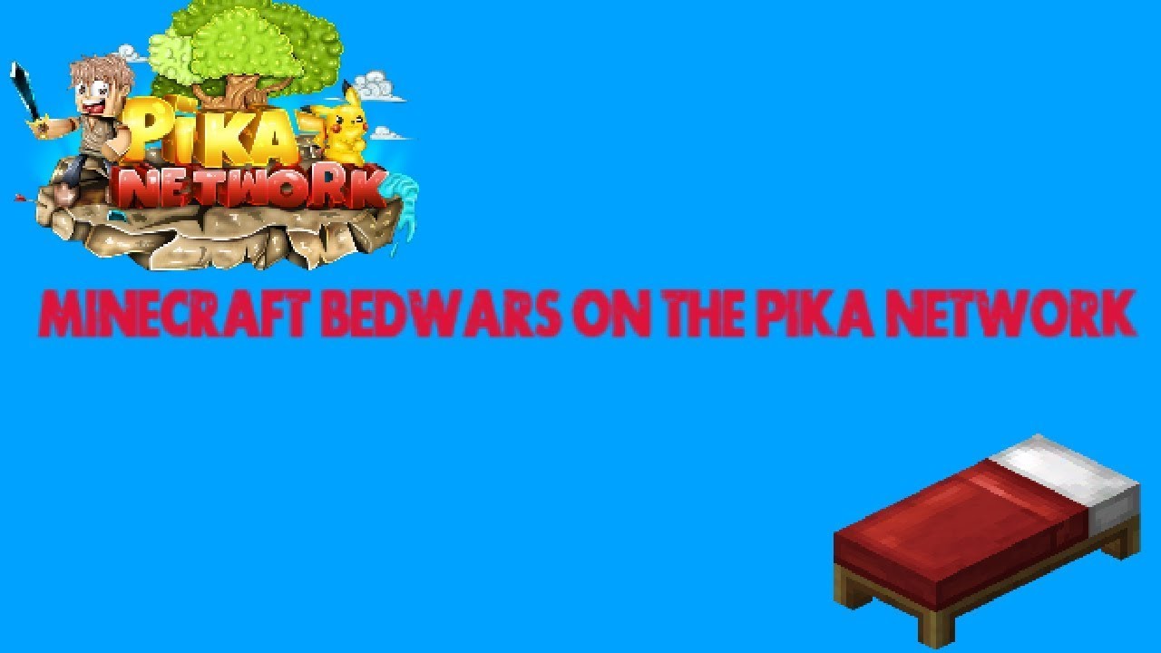 playing bed wars on pika-network *IP IN DESCRIPTION - YouTube