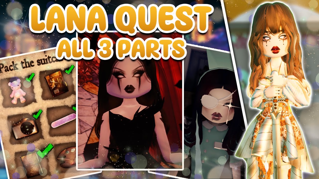 HOW TO EASILY COMPLETE LANA LORE QUESTS (All 3 PARTS) IN DTI HALLOWEEN ...