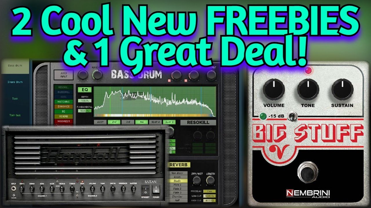 2 New FREE VSTs & 1 Vst Deal - Ola Englund, Nembrini, Melda (MDrumStrip ...