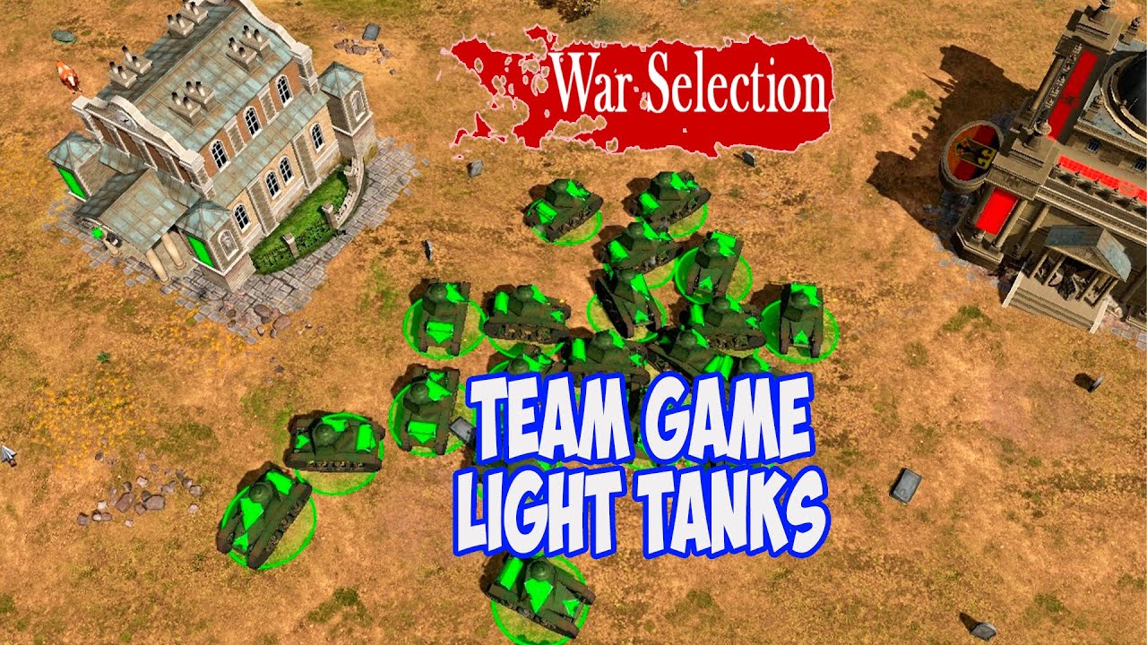 War Selection. Командная игра, легкие танки (Team game, light tanks ...