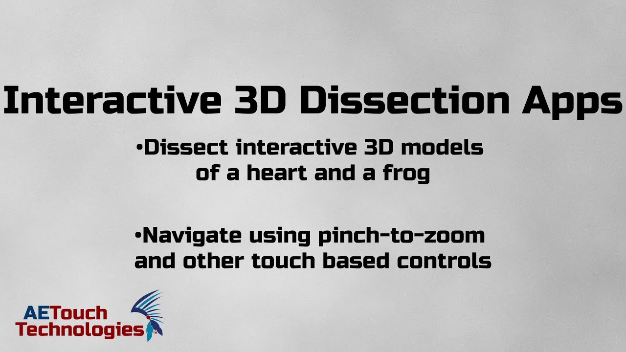 AETouch 3D Dissection Apps - YouTube