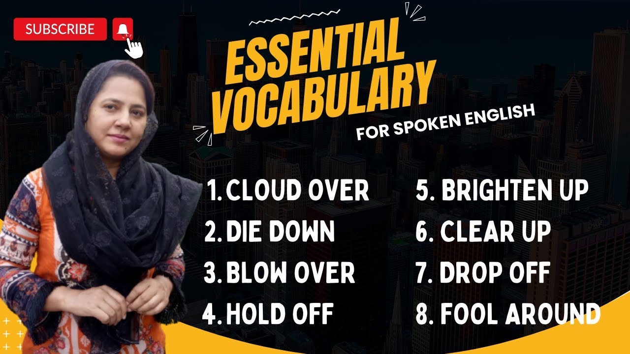 Essential Vocab For Spoken English - English Speaking Practice - YouTube