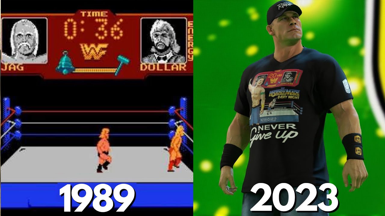 Evolution Of WWE (WWF) Games 1989-2023 - YouTube