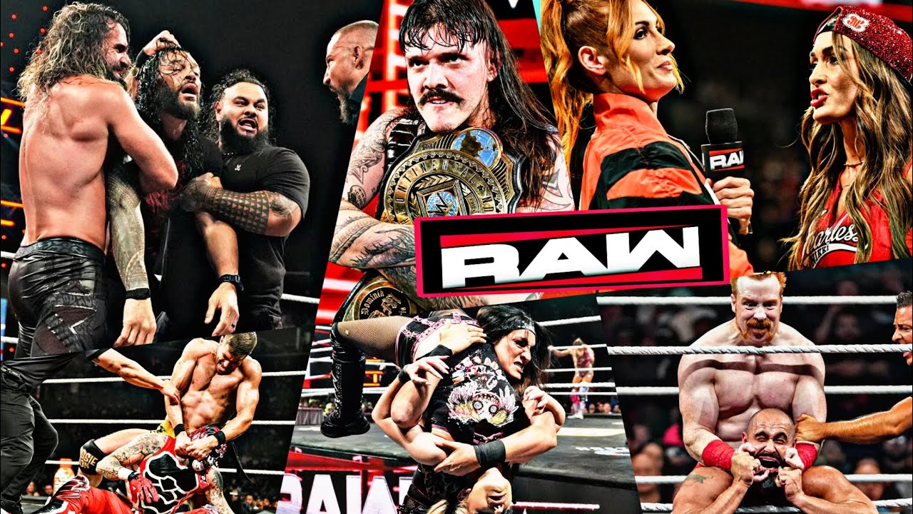 Raw Highlights 04-08-2025 Wwe Monday Nights Raw Full Hd Highlights 05 ...
