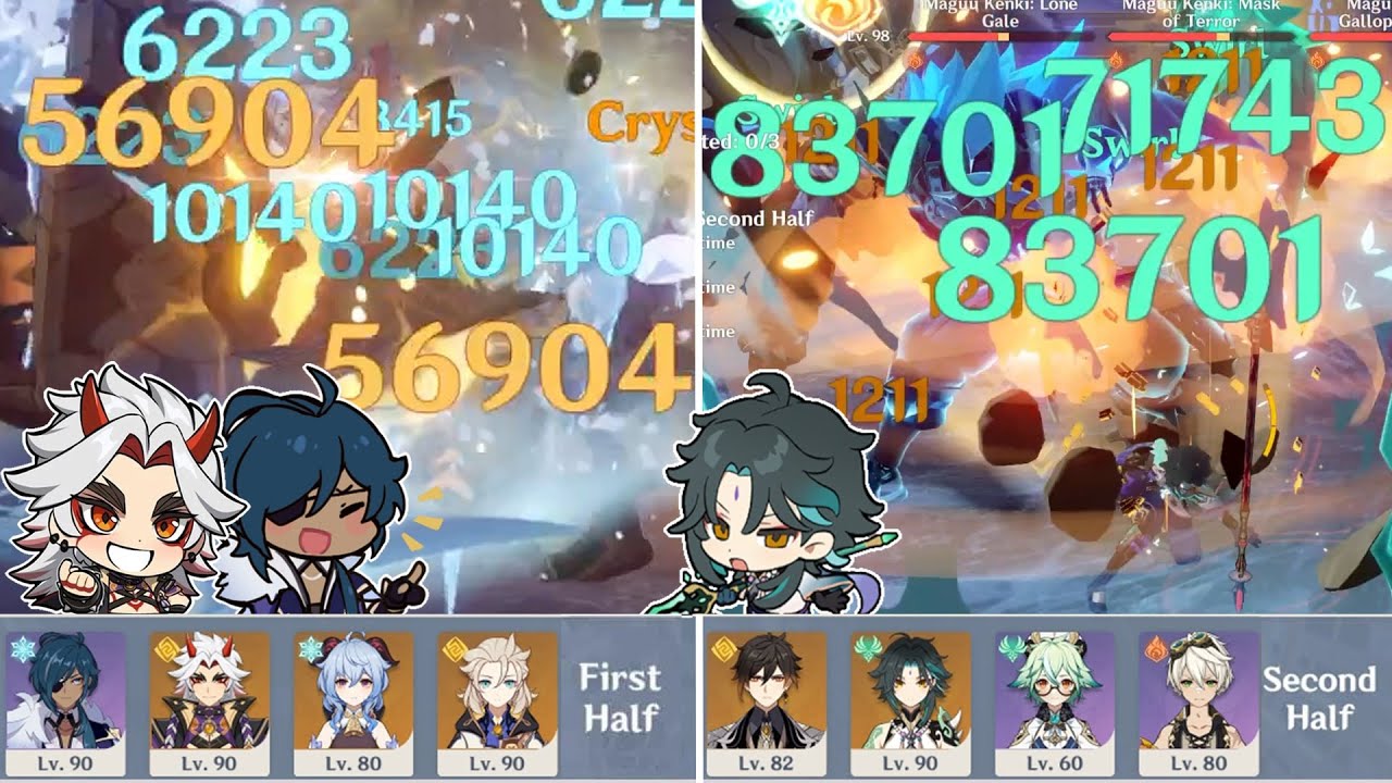 Double Cryo C0 Itto and C0 Xiao | Genshin Impact 2.3 Abyss Floor 12 (9 ...
