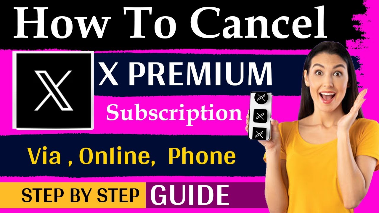 How to cancel X premium subscription | cancel X premium membership ...