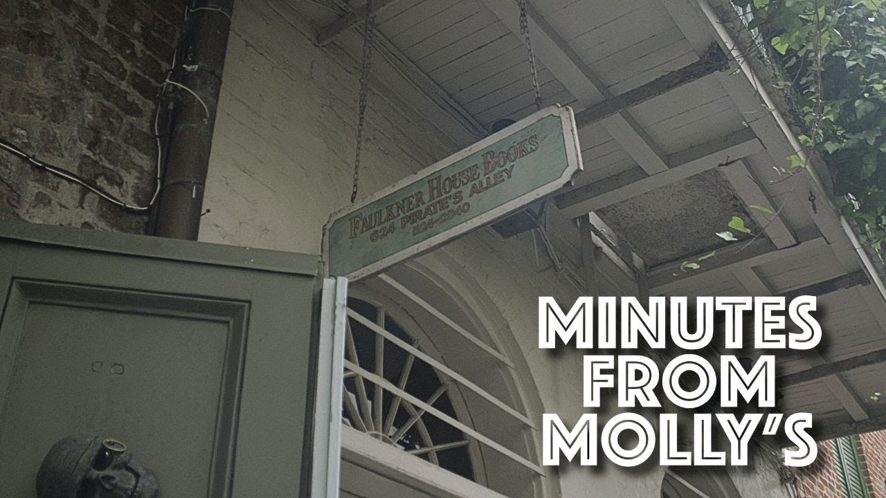 Minutes from Molly’s: Faulkner House Books - YouTube