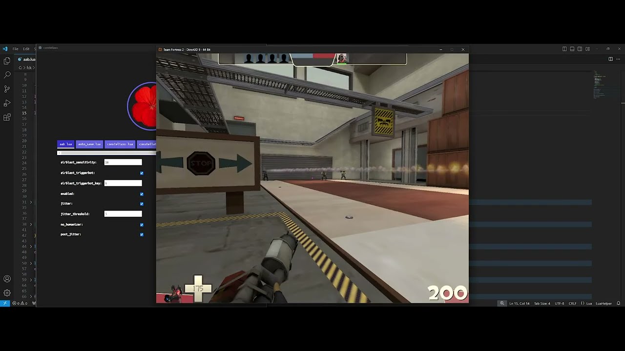 TF2 - Pyro - Auto-Airblast - aab.lua (Constellation4 - FC2) - YouTube