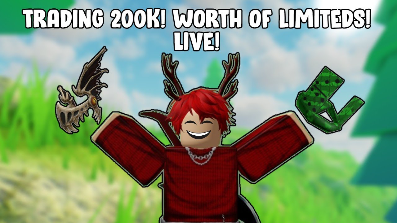Live Trading 200k+ Worth of Items on Roblox! - YouTube