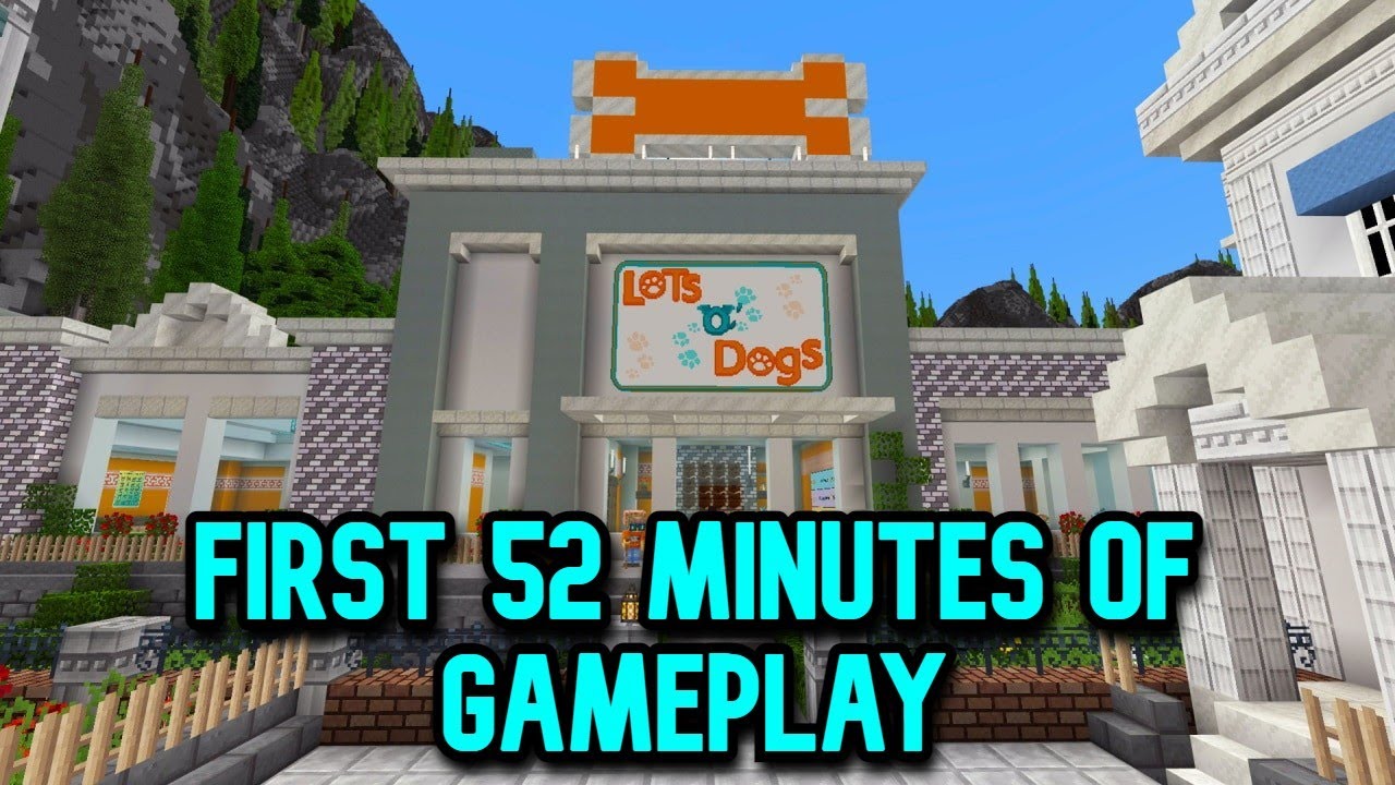 Minecraft Doggie Daycare Map - First 52 Minutes of Gameplay - YouTube