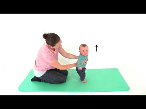 Baby Development | Standing | Half Kneel to Stand with Trunk Support ...