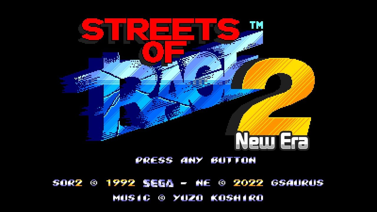 SoR2 New Era, Demo Release 1.0.0 - Stage 1 with all characters on Mania ...