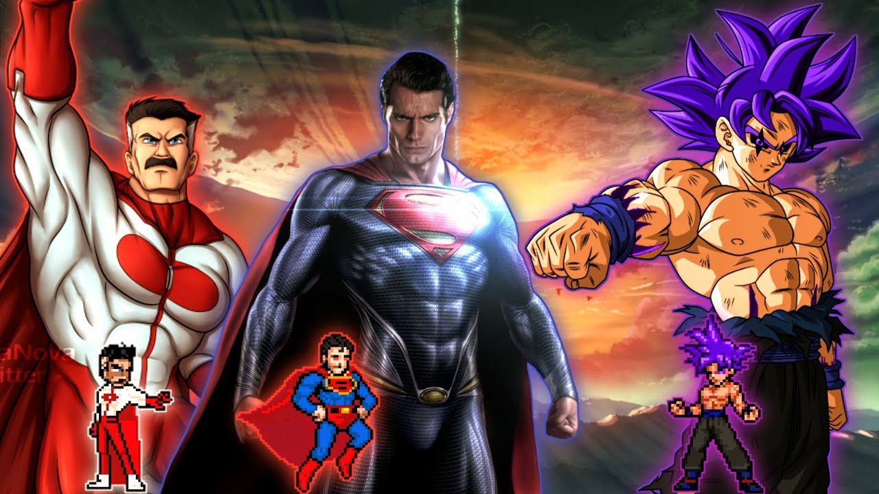 Omni Man OP(New) & Classic Superman OP VS Goku 1000 Yrs Old OP in Jump ...