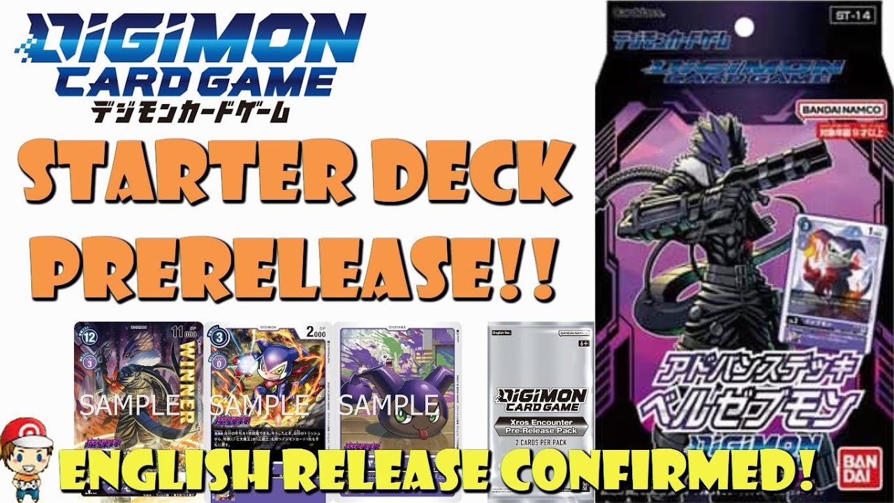 New Digimon Deck is Getting a Pre-Release!? 1st ST-14 English ...