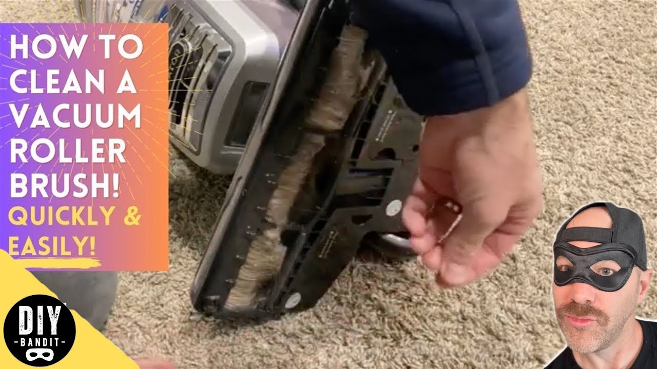 ️🔥 How to Clean a Roller Brush on a Vacuum Cleaner Quick Way to Remove ...