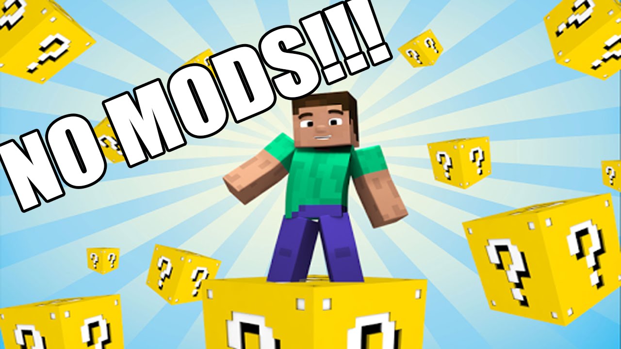 LUCKY BLOCKS - NO MODS! | Minecraft Single Command Block series EP5 ...