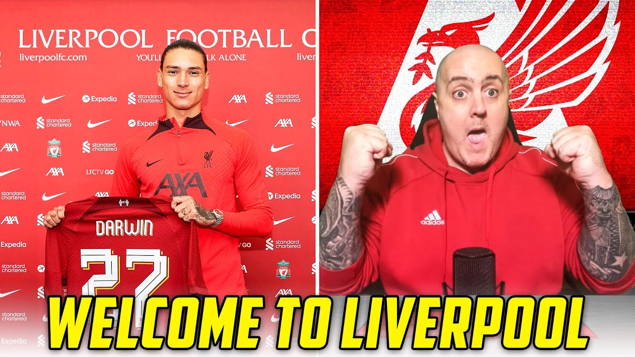 DARWIN NUNEZ SIGNS FOR LIVERPOOL - YouTube