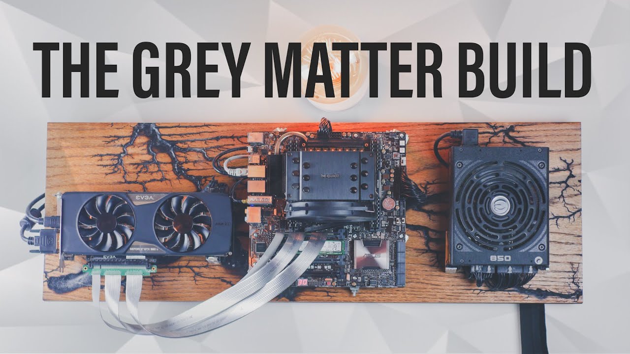 The Grey Matter PC Build - My PC and Desk Tour - YouTube