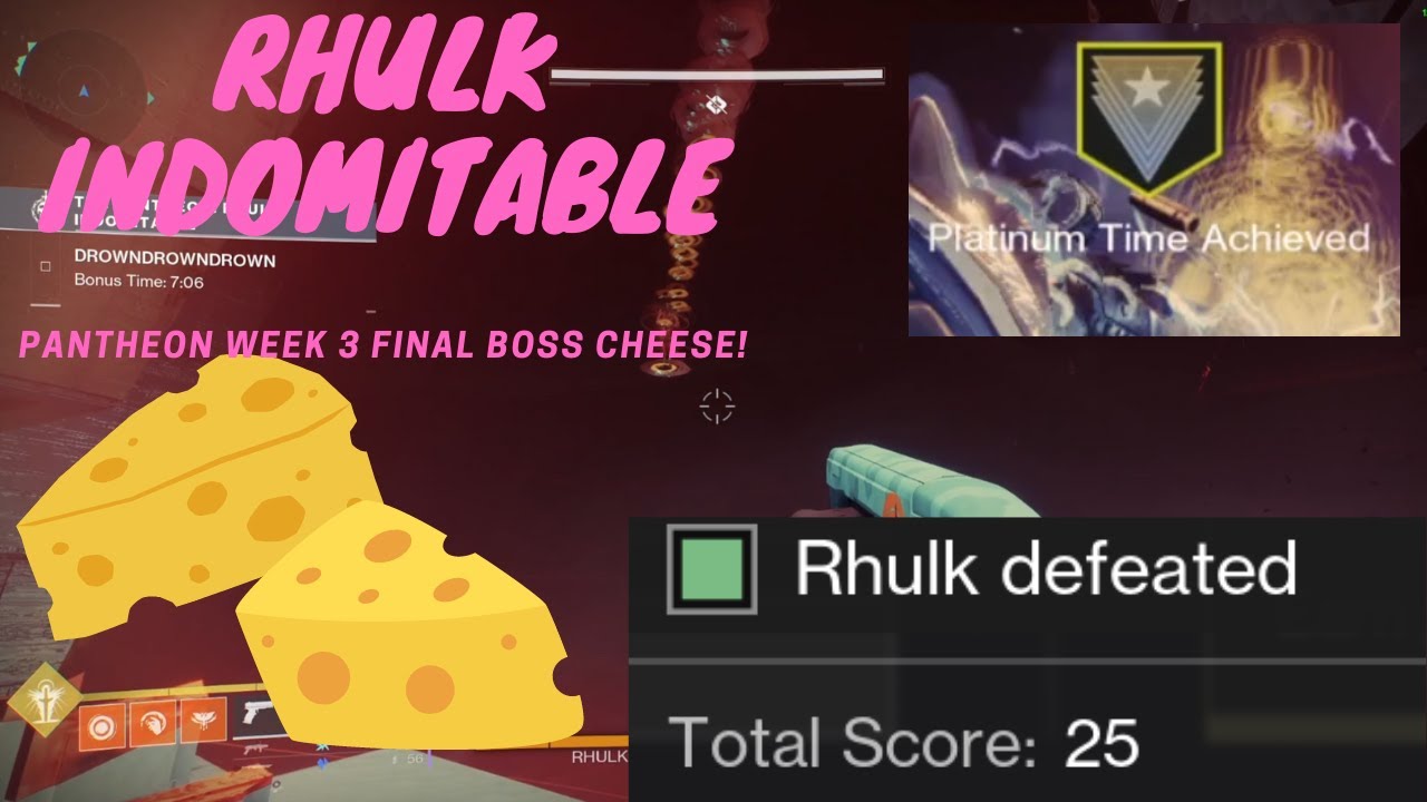 Pantheon week 3 Kill Rhulk with any team! - Destiny 2 Pantheon Week 3 ...