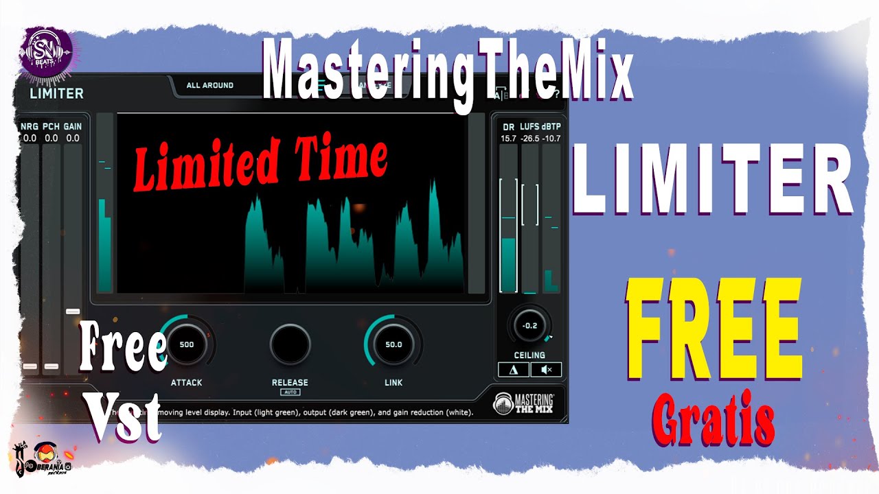 🎁PLUGIN FREE!! LIMITER MASTERING THE MIX GRATIS LIMITED TIME⏲ (REVIW+DESCARGA👇👇) - YouTube