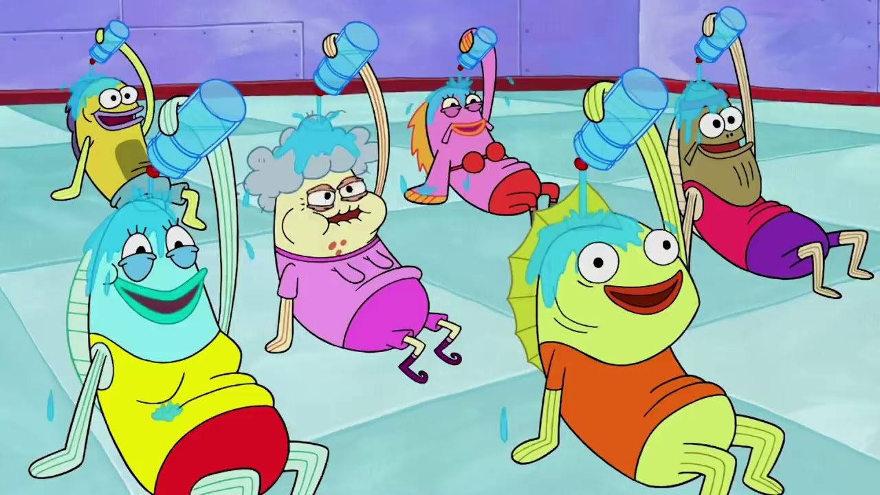 SpongeBob Nickelodeon Arabia سبونج بوب دعنا نتمرن - YouTube