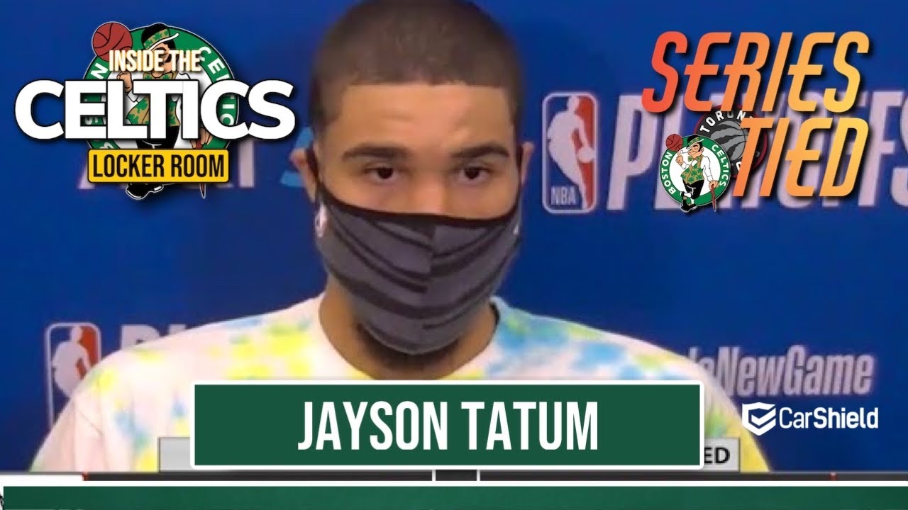 Jayson Tatum Interview Post Game 4 Celtics vs Raptors Series Tied - YouTube