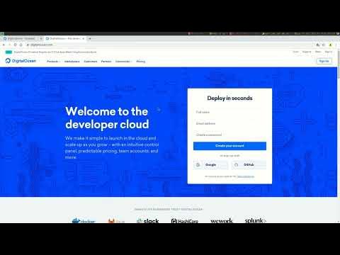 Setup a Website on DigitalOcean/Установка сайта через DigitalOcean ...