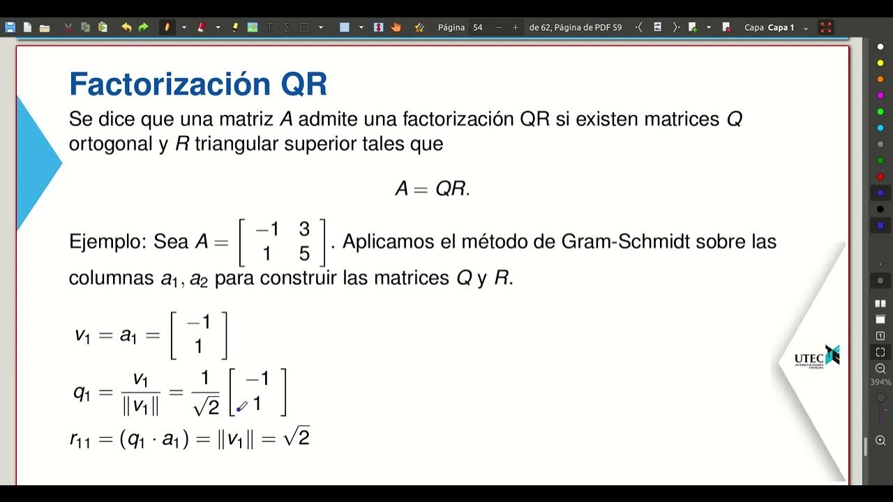 Factorización QR - YouTube