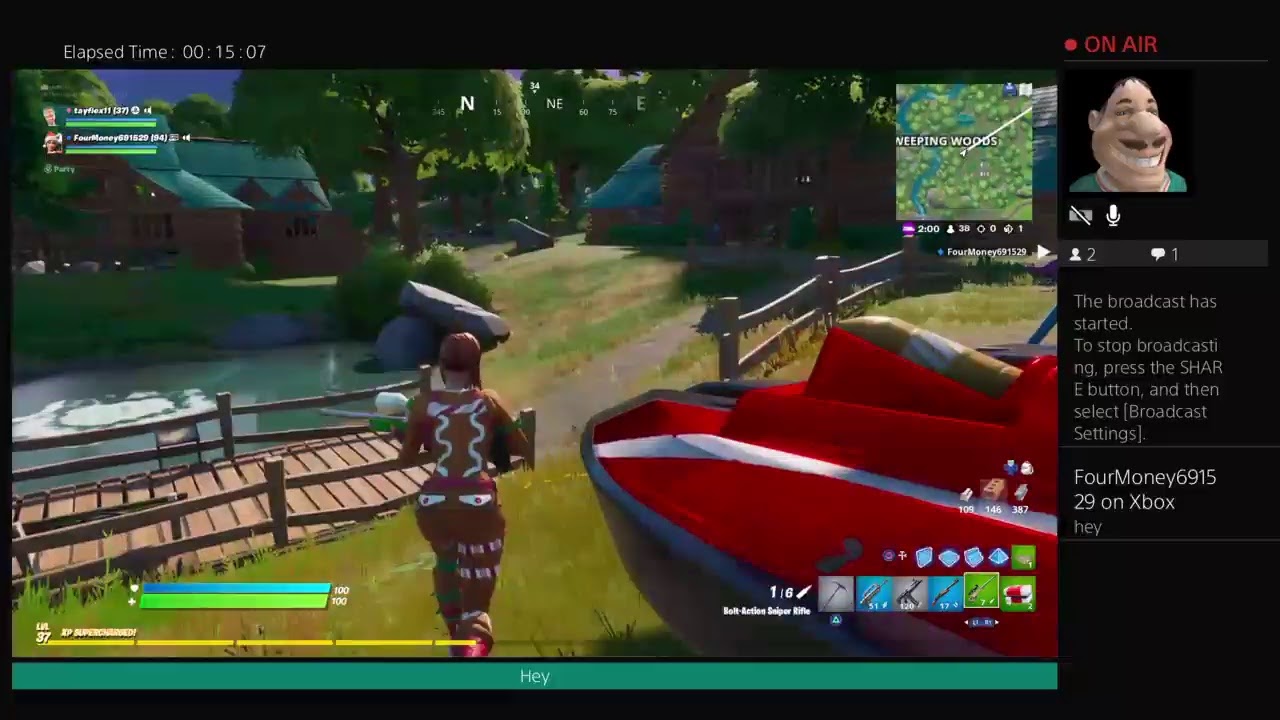 Fortnite with derrick - YouTube